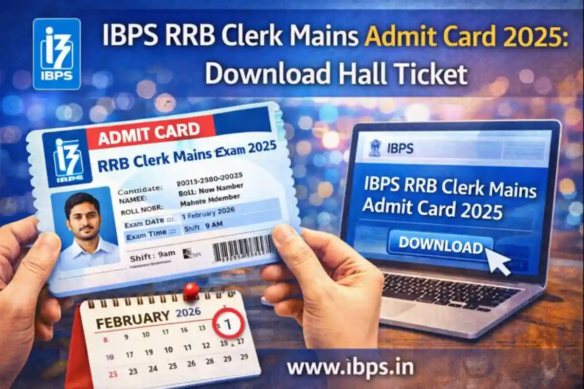 IBPS RRB Clerk Mains Admit Card 2025 Out – Download Call Letter